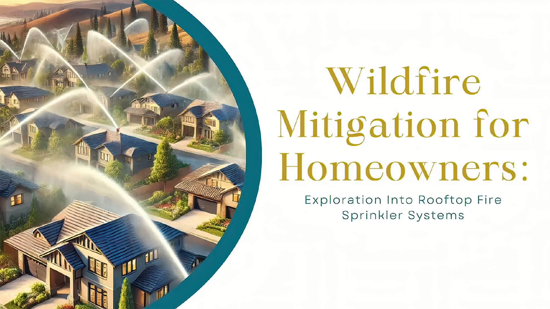 Wildfire Mitigation: Protect Your Home with Rooftop Fire Sprinklers ...